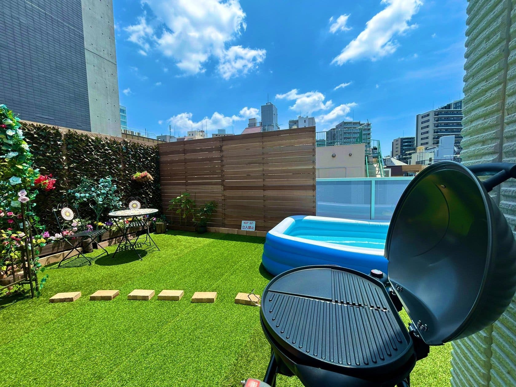 上野駅徒歩3分！都会のオアシス！お仕事終わりや家族、仲間の皆さんと大人気屋上バーベキュー🍖😊の写真1
