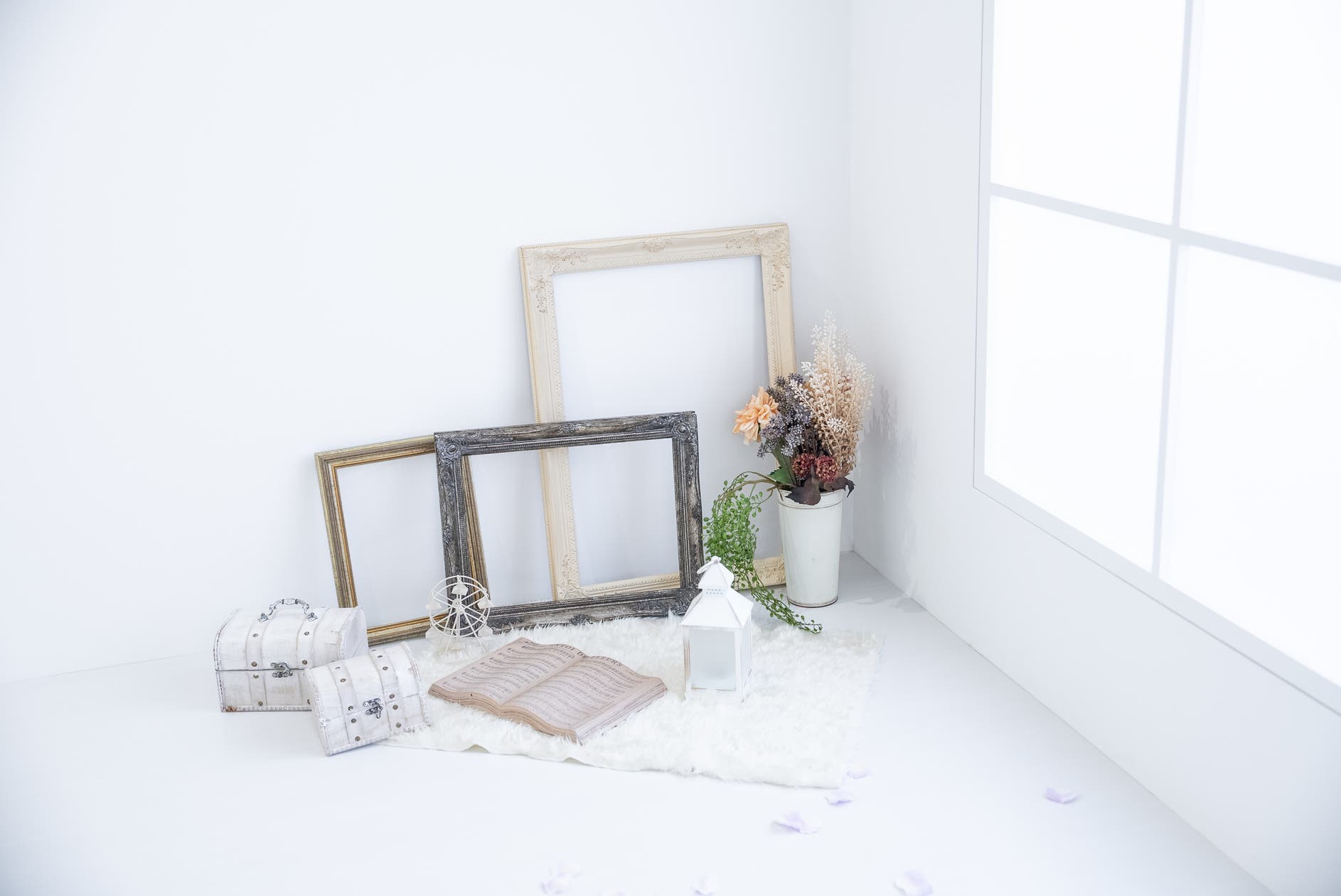 白を基調とした自然光豊かな撮影スタジオの写真5