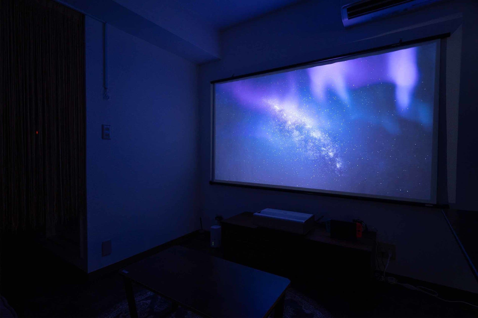 五反田駅近❗おうちシアタールームJIZAI五反田🎬映画鑑賞🎥🎞90㌅4Kプロジェクター👀の写真15