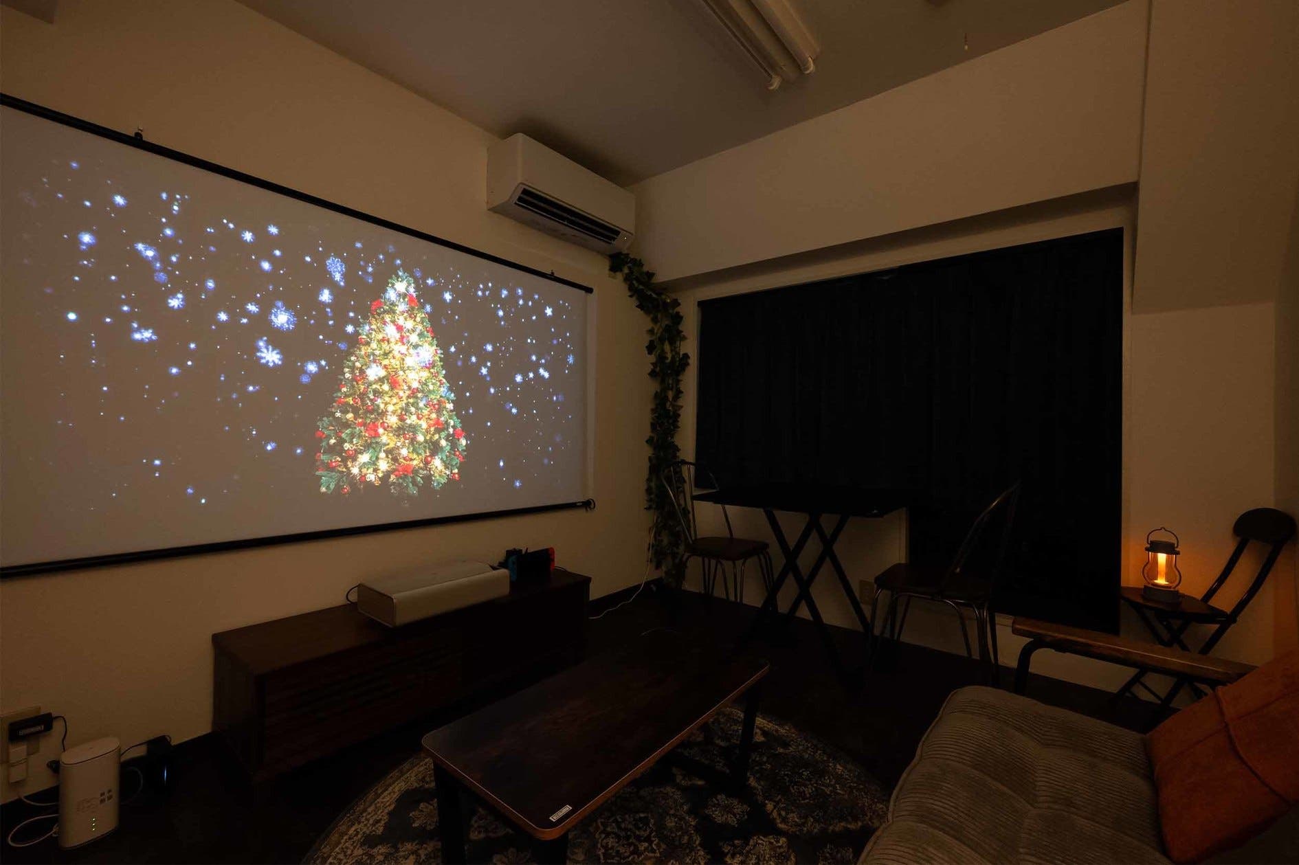 五反田駅近❗おうちシアタールームJIZAI五反田🎬映画鑑賞🎥🎞90㌅4Kプロジェクター👀の写真16