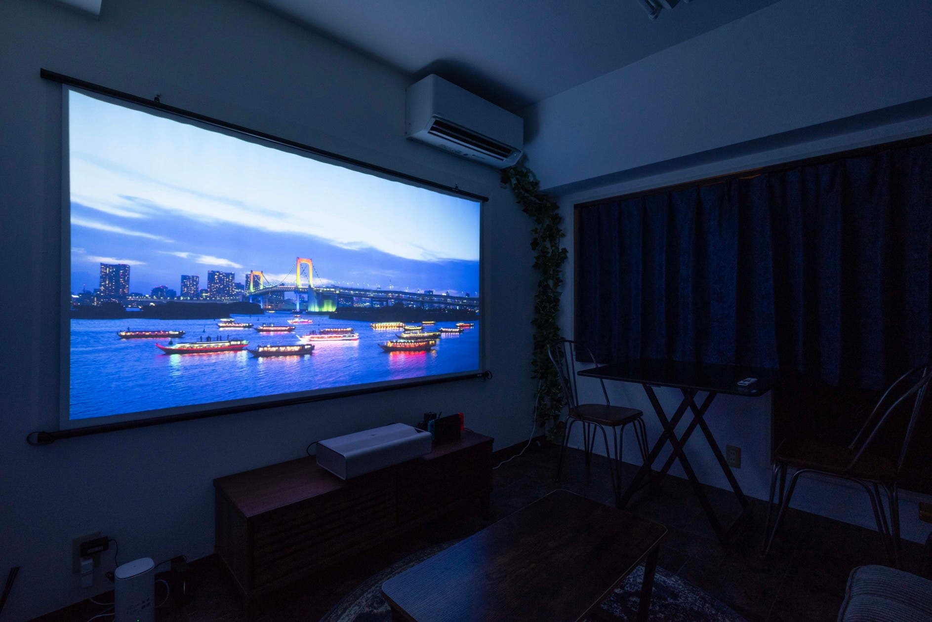 五反田駅近❗おうちシアタールームJIZAI五反田🎬映画鑑賞🎥🎞90㌅4Kプロジェクター👀の写真10