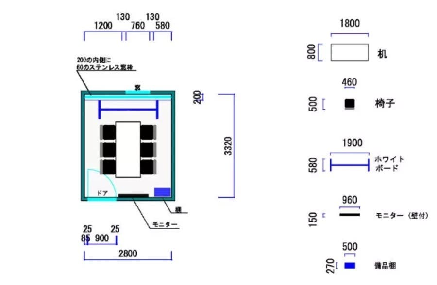 ワンコイン会議室新橋駅前B-06 新橋駅直結の会議室！ZOOM会議やリモートワーク最適環境！ワンコイン会議室B-06の写真8