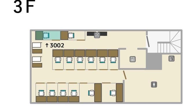 【¥440/1h|工事期間限定】上野駅すぐ/モニターなし鍵付き完全個室3002の写真2