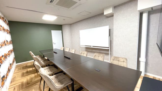 〈駅直結!新橋駅徒歩0分|最大12名〉ビジネス、セミナー利用に最適!ワンコイン会議室 新橋|ルーム『ライト』の写真8