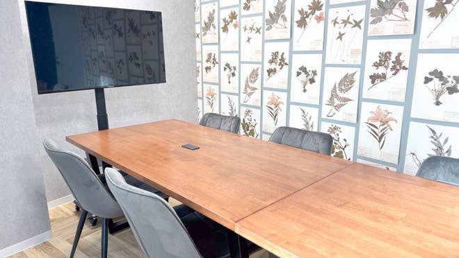 〈駅直結!新橋駅徒歩0分|最大8名〉ビジネス、セミナー利用に最適!ワンコイン会議室 新橋|『ダーウィン』の写真9