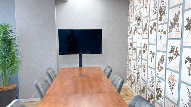 〈駅直結!新橋駅徒歩0分|最大8名〉ビジネス、セミナー利用に最適!ワンコイン会議室 新橋|『ダーウィン』の写真11