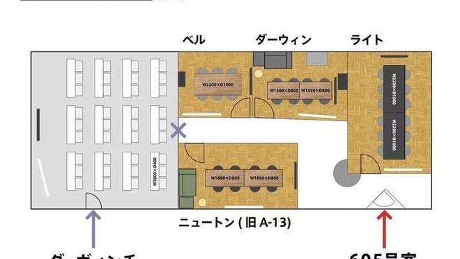 〈駅直結!新橋駅徒歩0分|最大8名〉ビジネス、セミナー利用に最適!ワンコイン会議室 新橋|『ダーウィン』の写真15
