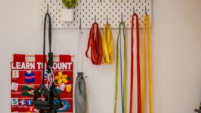 子連れOK!鏡張り!TRX&ハンモックヨガができるフィットネス空間!各種トレーニングツール完備!の写真13