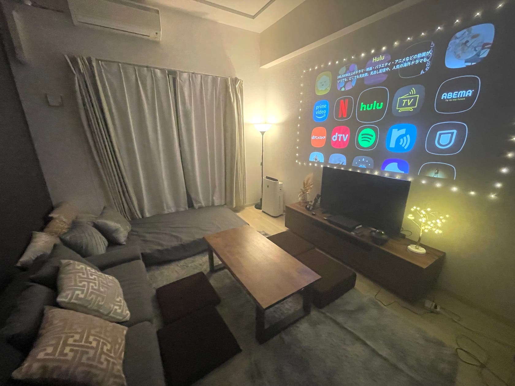 貸切映画館🍿【難波駅6分】大画面プロジェクター🍹誕生日🎁二人っきりデート❤️ごろごろ🛋️ボドゲ🎲プラネタリウム💫女子会の写真19