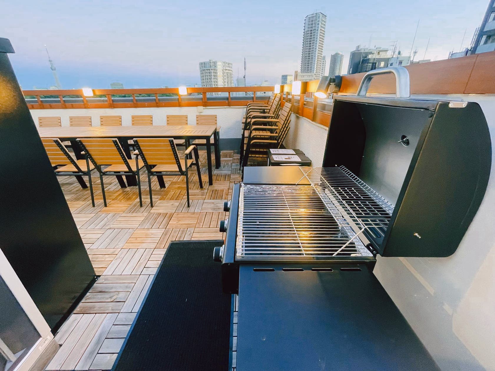 【上野×東大×谷根千×御茶ノ水】根津駅１分🚶‍♂️絶景イベントBBQ会場🍷スカイツリー&花火🎆20名対応👬撮影/ロケの写真9