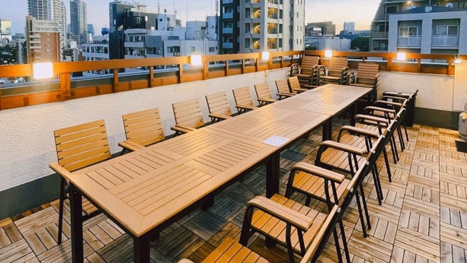 【上野×東大×谷根千×御茶ノ水】根津駅1分🚶♂️絶景イベントBBQ会場🍷スカイツリー&花火🎆20名対応👬撮影/ロケの写真1