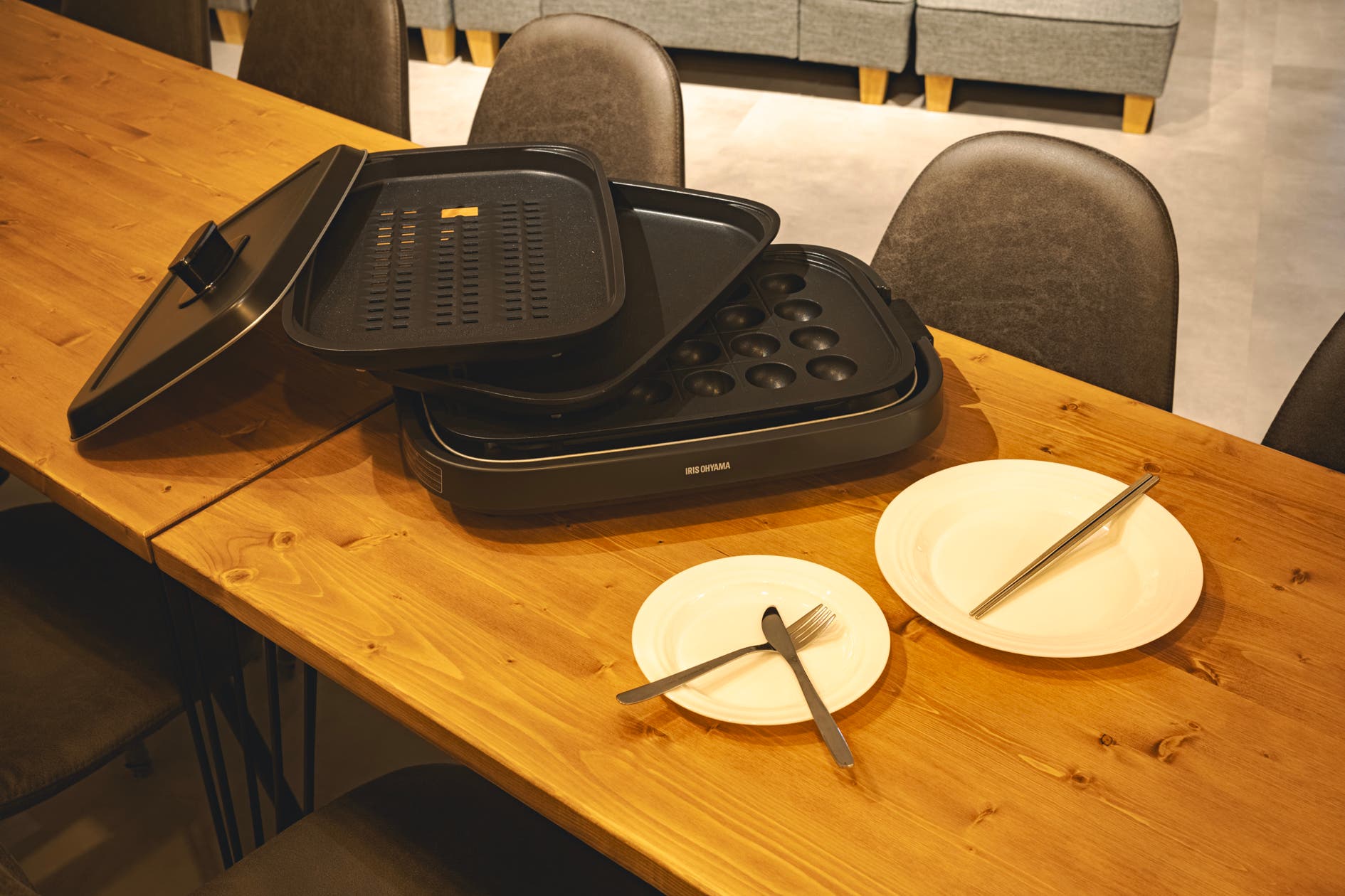 🍳たこ焼き器&ホットプレート	の画像1