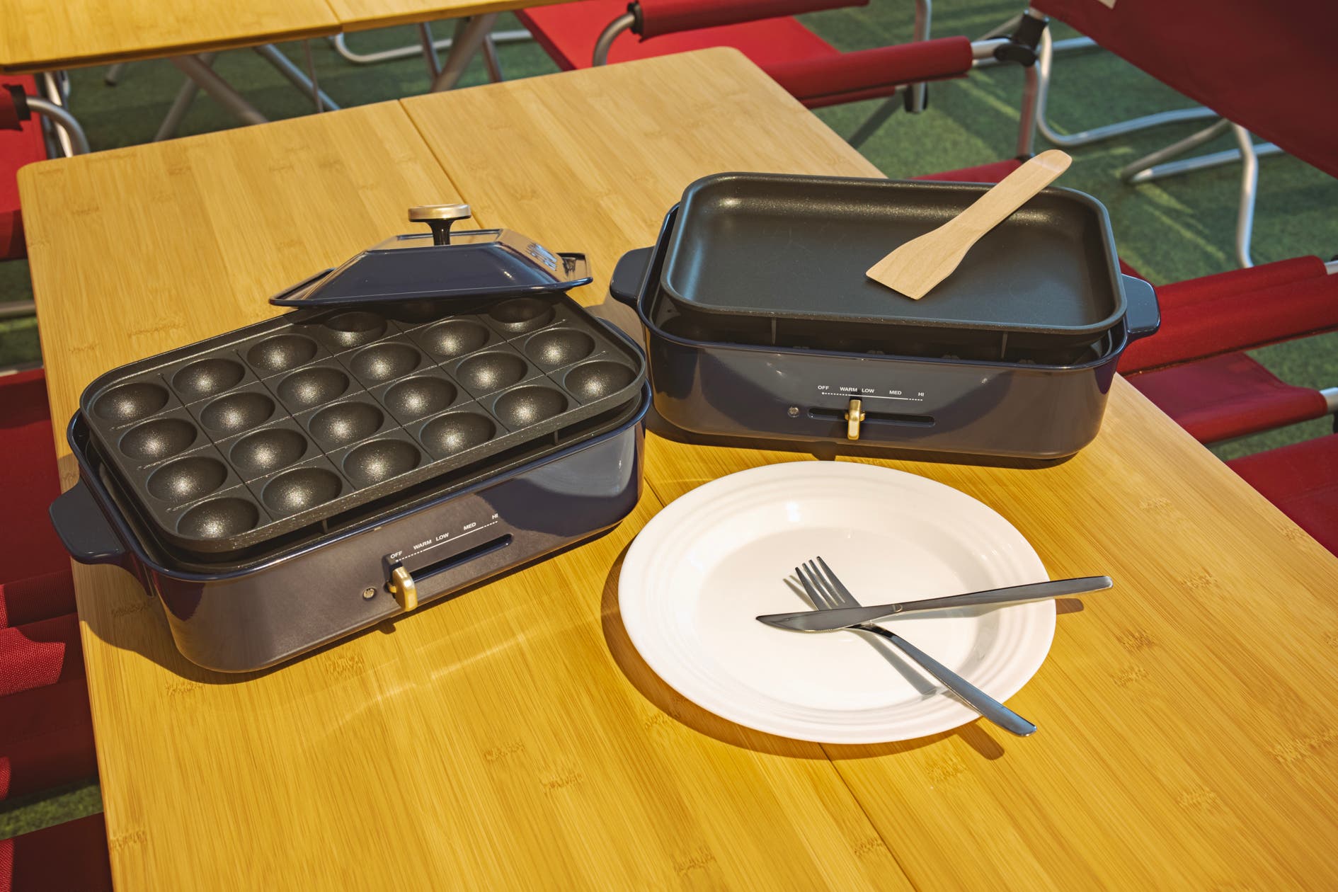 🍳たこ焼き器&ホットプレート	の画像1