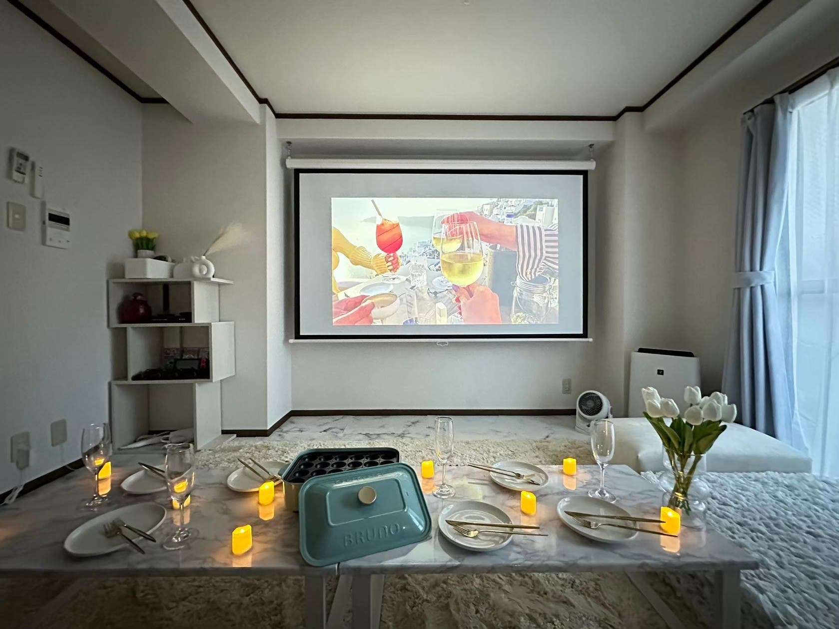 【🆕維持管理費０円👌】駅徒歩１分🚃24H営業⌚100㌅プロジェクター🎦推し活📷女子会🍾誕生日会🍰デート💕の写真8