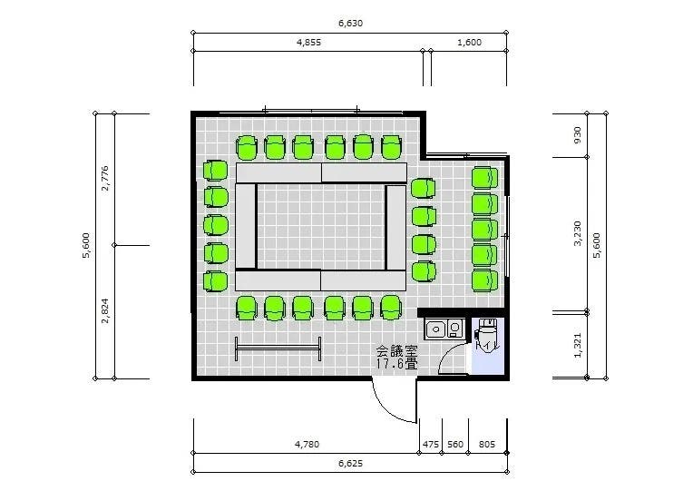 【レビュー割🌸】GOZAR会議室 新宿御苑4F｜新宿御苑前駅2分｜🎤セミナー・会議に最適🎉の写真17