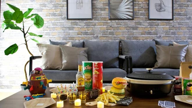 蒲田駅すぐ✨最大10名🎉24時間営業🌃75㌅大画面TV📺ゴミ捨てOK🗑️ふれあいスペース蒲田C Yyひみつきちの写真6