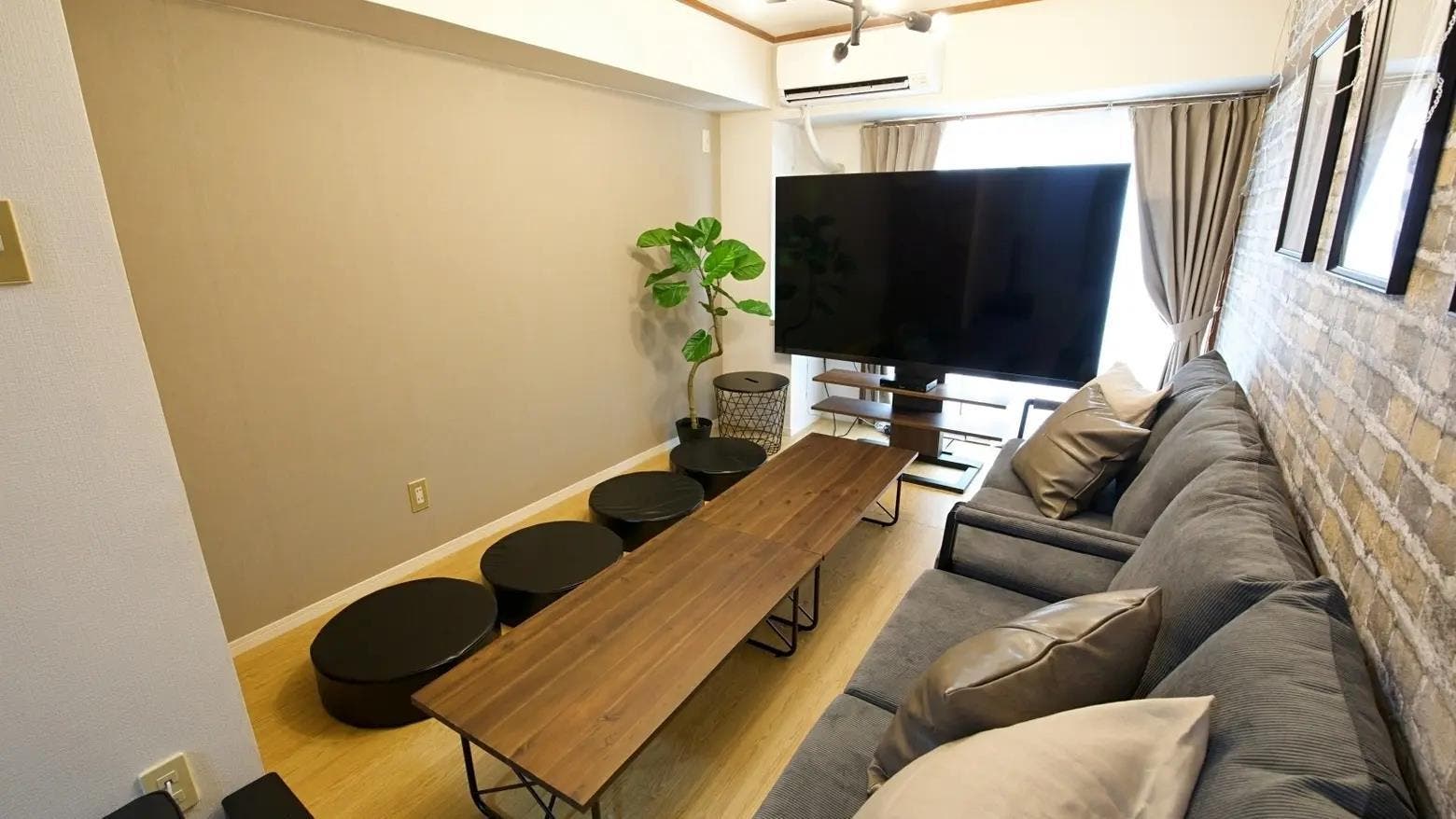 蒲田駅すぐ✨最大10名🎉24時間営業🌃75㌅大画面TV📺ゴミ捨てOK🗑️ふれあいスペース蒲田C Yyひみつきちの写真20