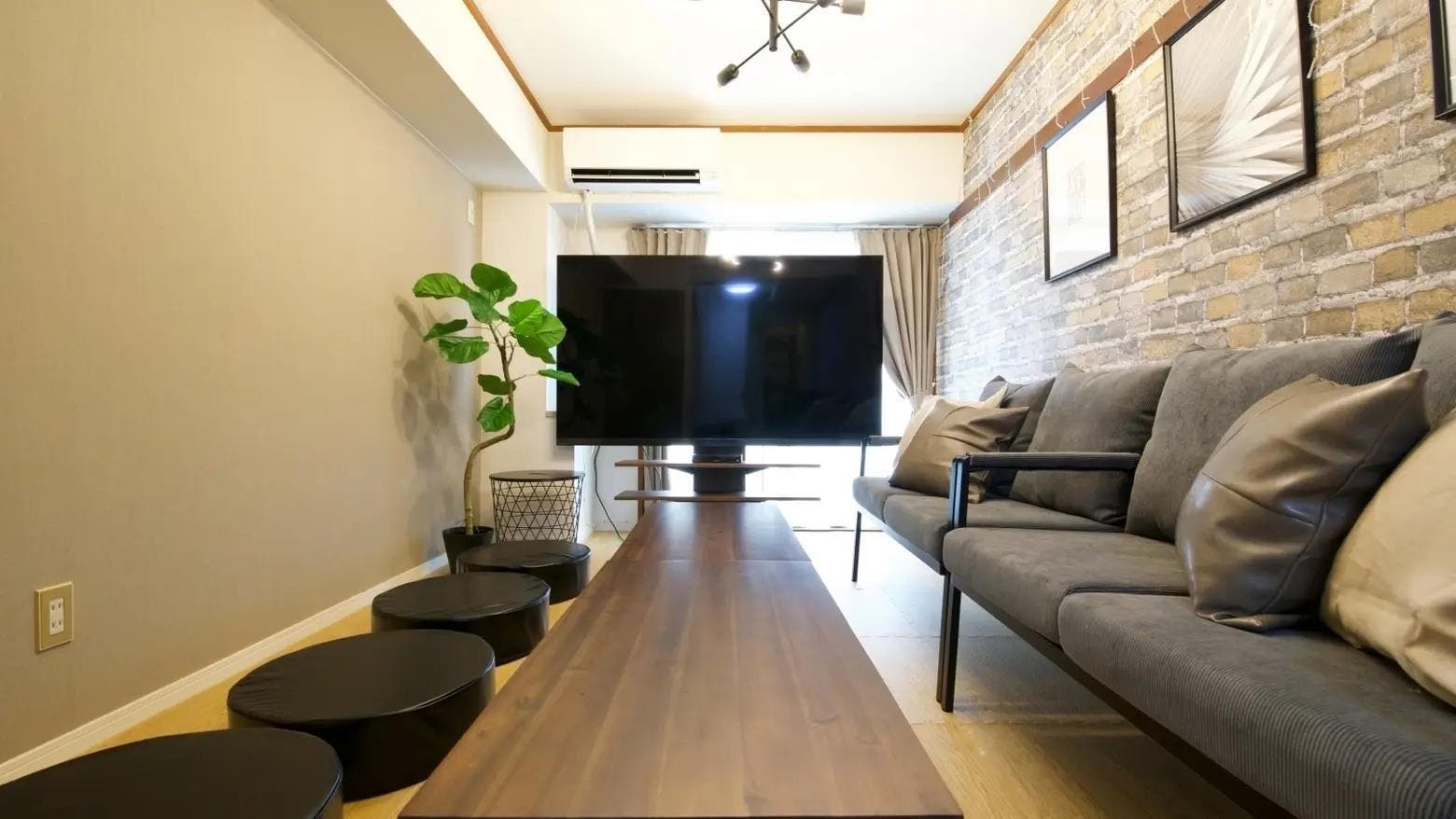 蒲田駅すぐ✨最大10名🎉24時間営業🌃75㌅大画面TV📺ゴミ捨てOK🗑️ふれあいスペース蒲田C Yyひみつきちの写真22