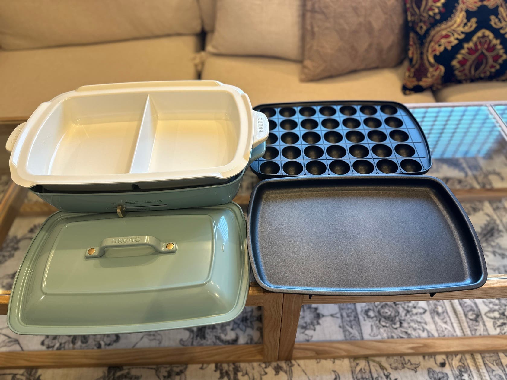 ✨大人気ホットプレート✨BRUNO本体＋プレートの画像1