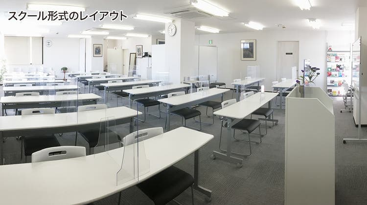 青梅線昭島駅・南口から徒歩1分。1テーブルに3人着席で、最大66名様まで収容可能 の写真1