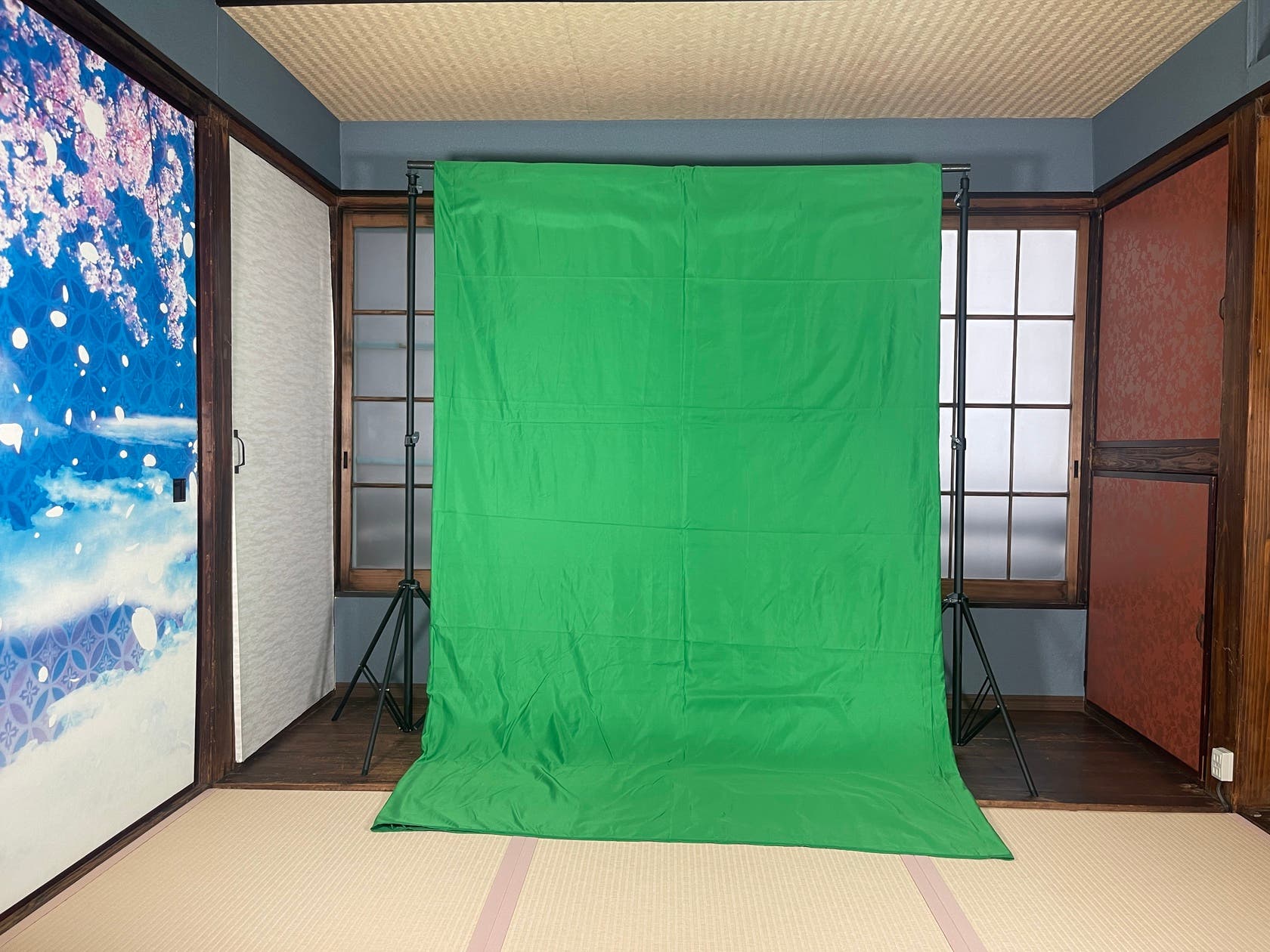 撮影用背景布(グリーン)の画像1