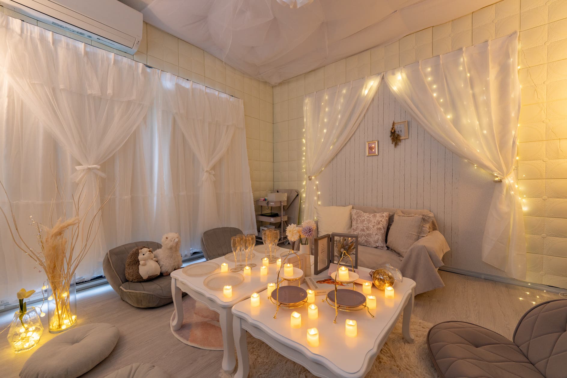 ゆめかわインテリア💖65インチ神サイズネットTV📺駅近１分🐾ドンキ６分🐾デート💖女子会🍷推し会✨撮影にも📷の写真22