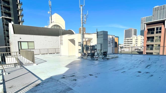 JR高槻駅近のアクセス抜群・日当たり抜群の屋上レンタルスペースの写真6