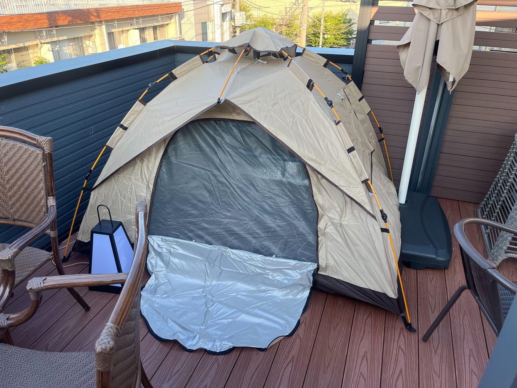 【世田谷／用賀駅９分】桜新町駅徒歩圏内！完全貸切の屋上BBQ＆キャンプ体験スペース（シャワー室無料）の写真9