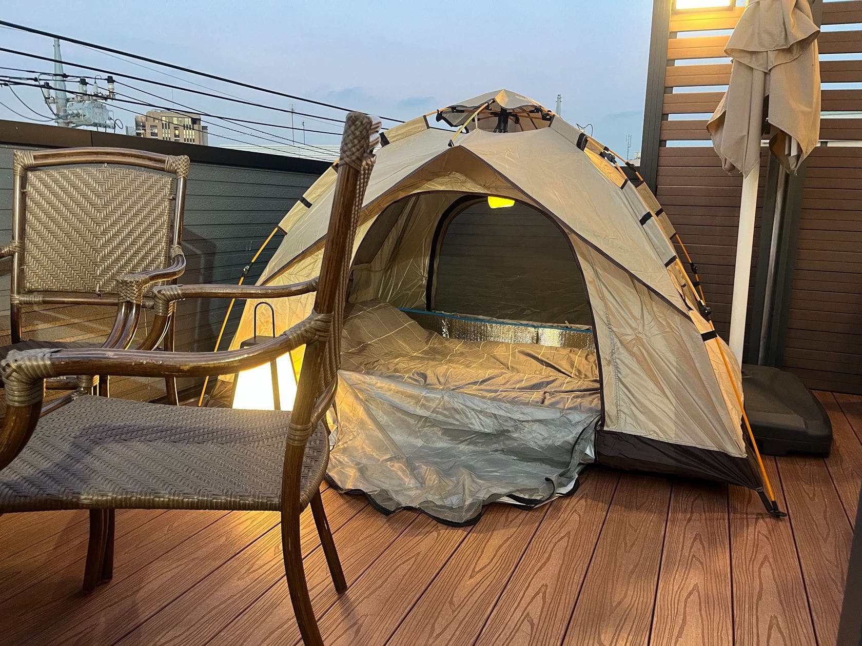 【世田谷／用賀駅９分】桜新町駅徒歩圏内！完全貸切の屋上BBQ＆キャンプ体験スペース（シャワー室無料）の写真12