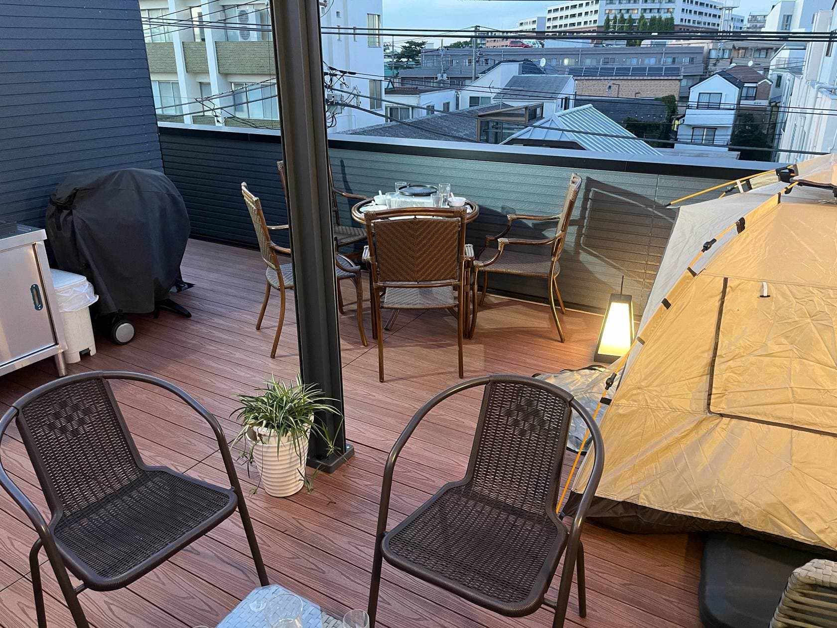 【世田谷／用賀駅９分】桜新町駅徒歩圏内！完全貸切の屋上BBQ＆キャンプ体験スペース（シャワー室無料）の写真14