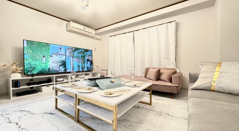 【いつもおトクに！】駅徒歩1分🚃65型大型TV📺大人気ゲーム機🎮️パーティー🎅🍰推し活💞デート👫鍋パ🍲