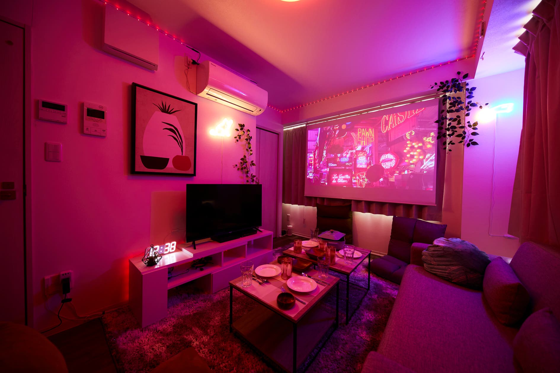 ✨【秋葉原駅】🎄クリスマスパーティーはお早めに🎅🌙24Hレンタル可能🌙光が織り成す推し活空間✨の写真2