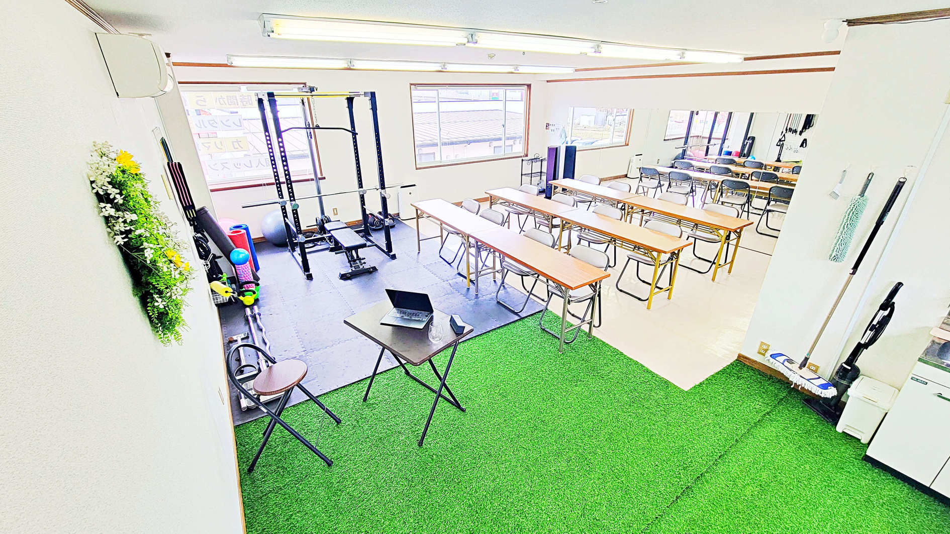 🌱芝生に寝転がれるレンタルジム🌱塩尻、松本のパーソナルトレーニングジム💪【貸し会議室】【ヨガ】【フィットネス】に｜カリマ塩尻の写真14