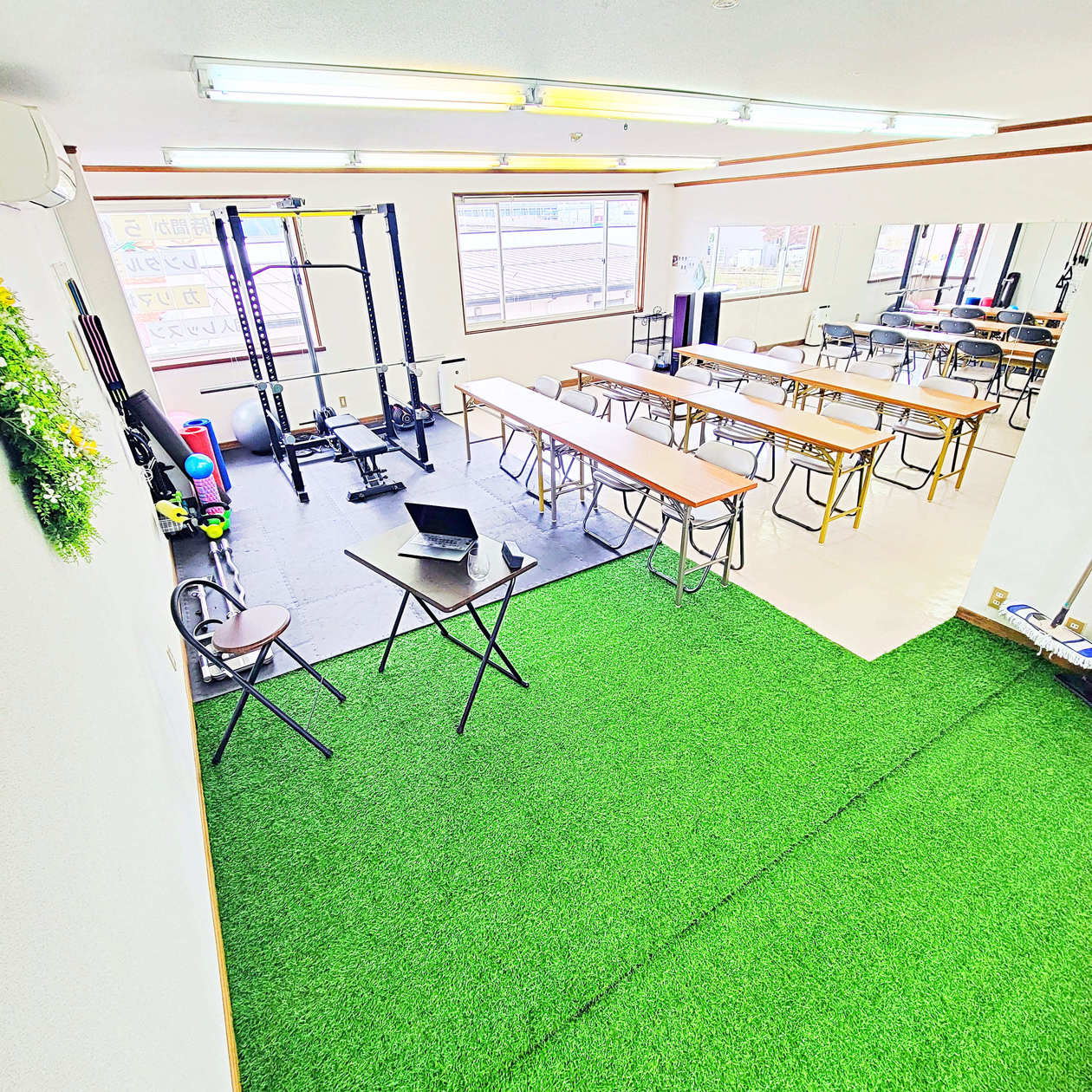 🌱芝生に寝転がれるレンタルジム🌱塩尻、松本のパーソナルトレーニングジム💪【貸し会議室】【ヨガ】【フィットネス】に｜カリマ塩尻の写真24