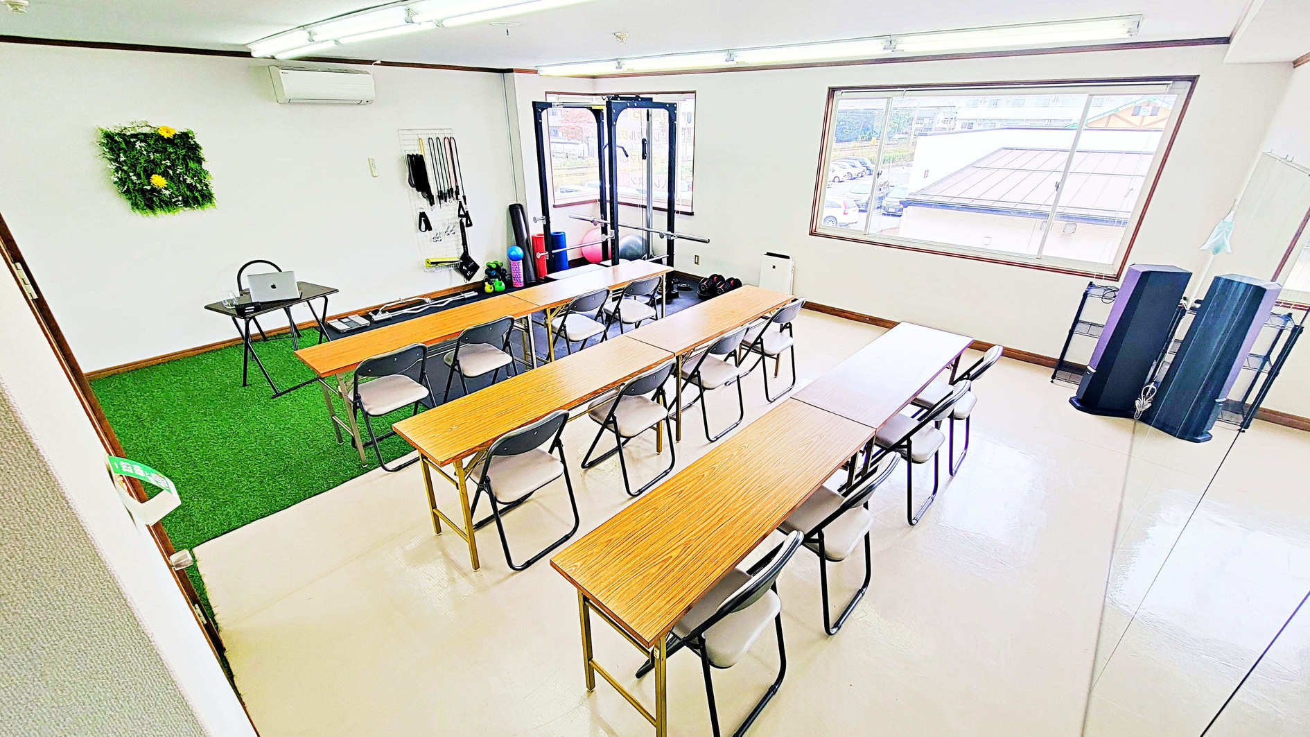 🌱芝生に寝転がれるレンタルジム🌱塩尻、松本のパーソナルトレーニングジム💪【貸し会議室】【ヨガ】【フィットネス】に｜カリマ塩尻の写真18