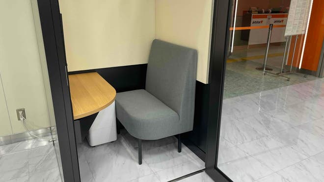 ☆テレワークブース松山空港BOOTH3(冷房付き)☆1階到着ロビーのジェットスターカウンター横!!の写真7