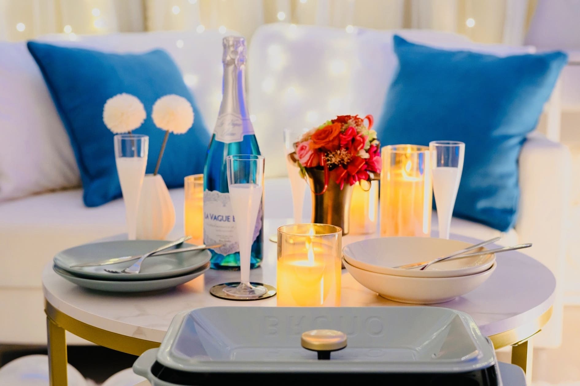 ✨💕特別なデート/女子会に大人気💕✨ 防犯カメラ🙅‍♀️お子さまグッズ完備👦👧ティファニーブルーと白🤍大迫力の100㌅🎥💕の写真8