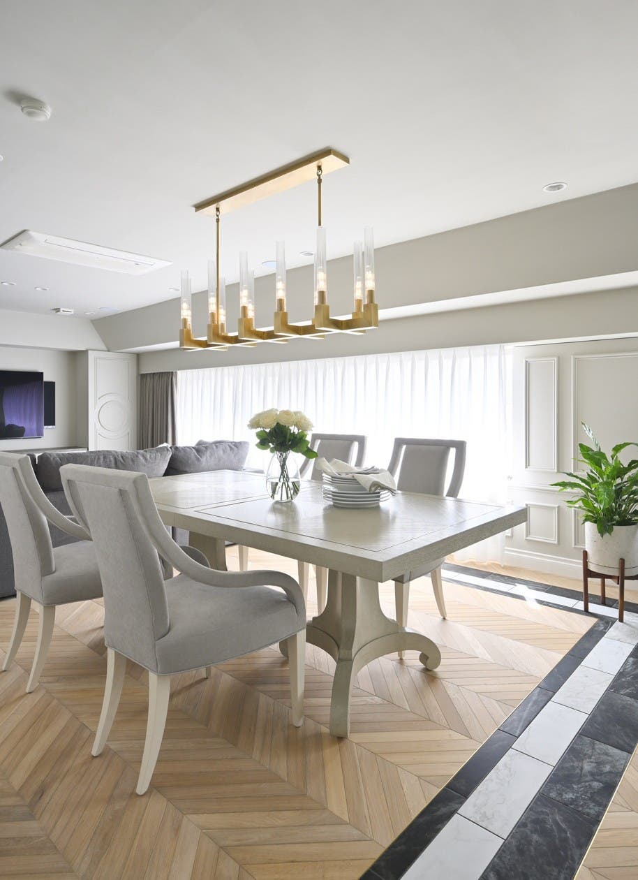 南側/自然光◎/モダンクラシック/海外風/ヘリンボーン/大理石/キッチン／ハウススタジオの写真11