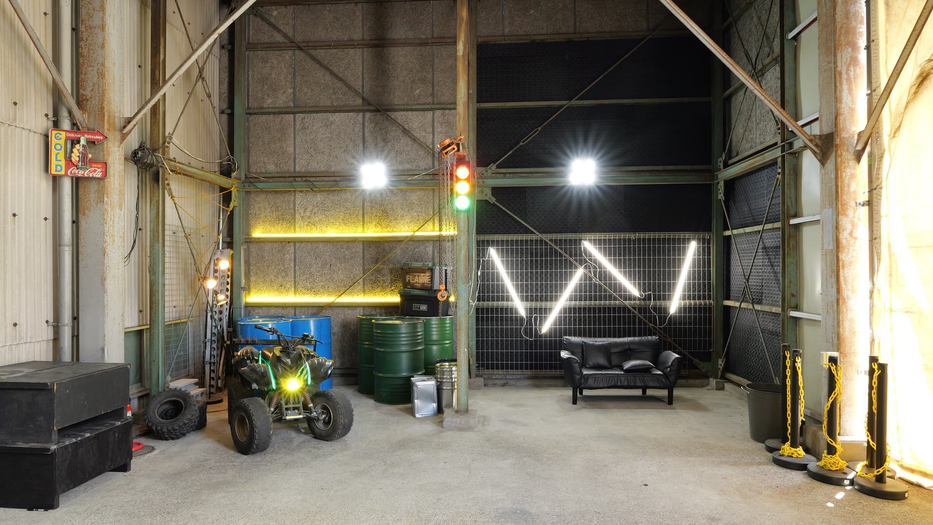 火・水使用OK/天井高20mの巨大倉庫スペース/豊富な機材/太陽光も十分、遮光も可能の写真18