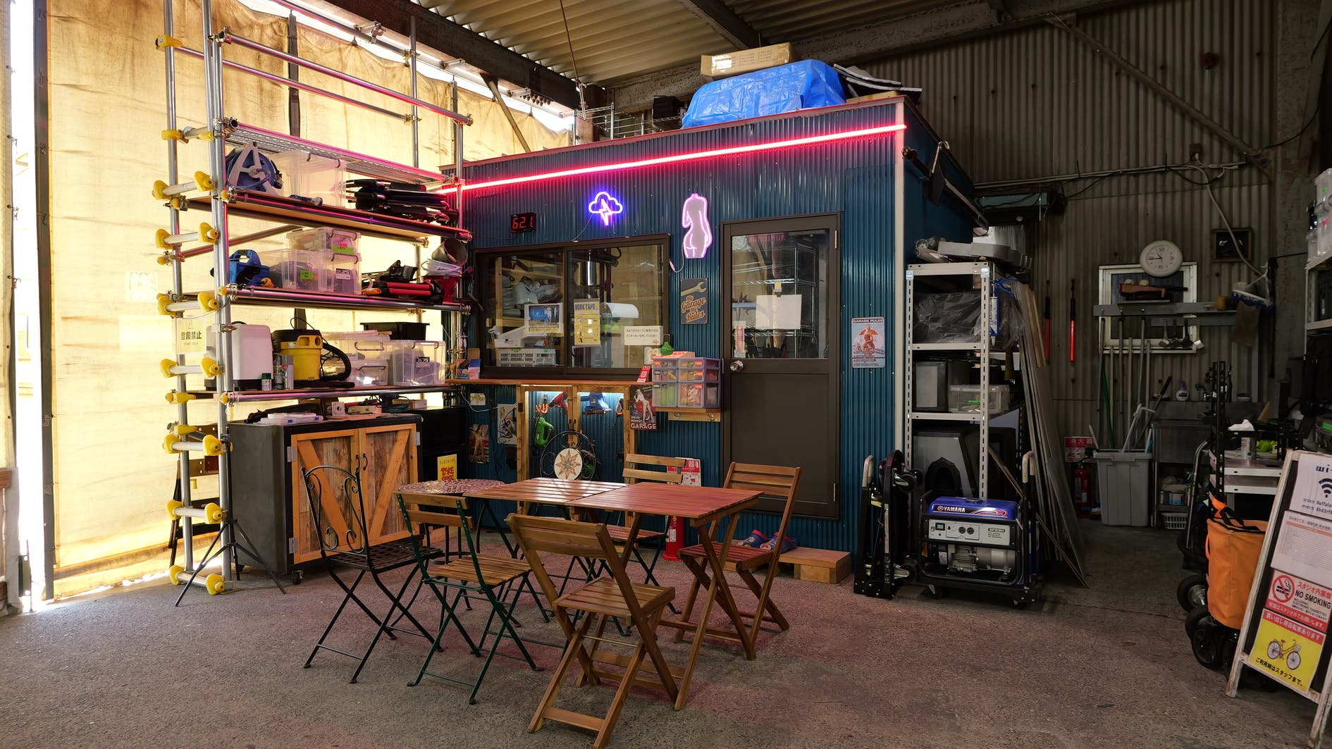 火・水使用OK/天井高20mの巨大倉庫スペース/豊富な機材/太陽光も十分、遮光も可能の写真22