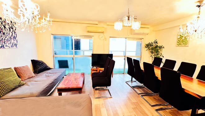 梅田徒歩圏内⭐️飲食プランでゴミ処理無料🌟南森町駅チカ⭐️最大23名😃24時間利用🆗の写真2