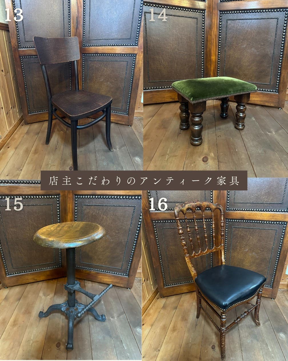 ≪福生駅 / 駐車場あり≫ 店主こだわりのアンティーク家具に囲まれた異空間 ▪️2024.11 startの写真23