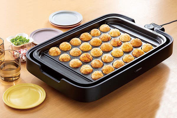 象印たこ焼きプレート３０個焼き＆平面プレート※使用後は必ず綺麗に洗って元の位置へ の画像1