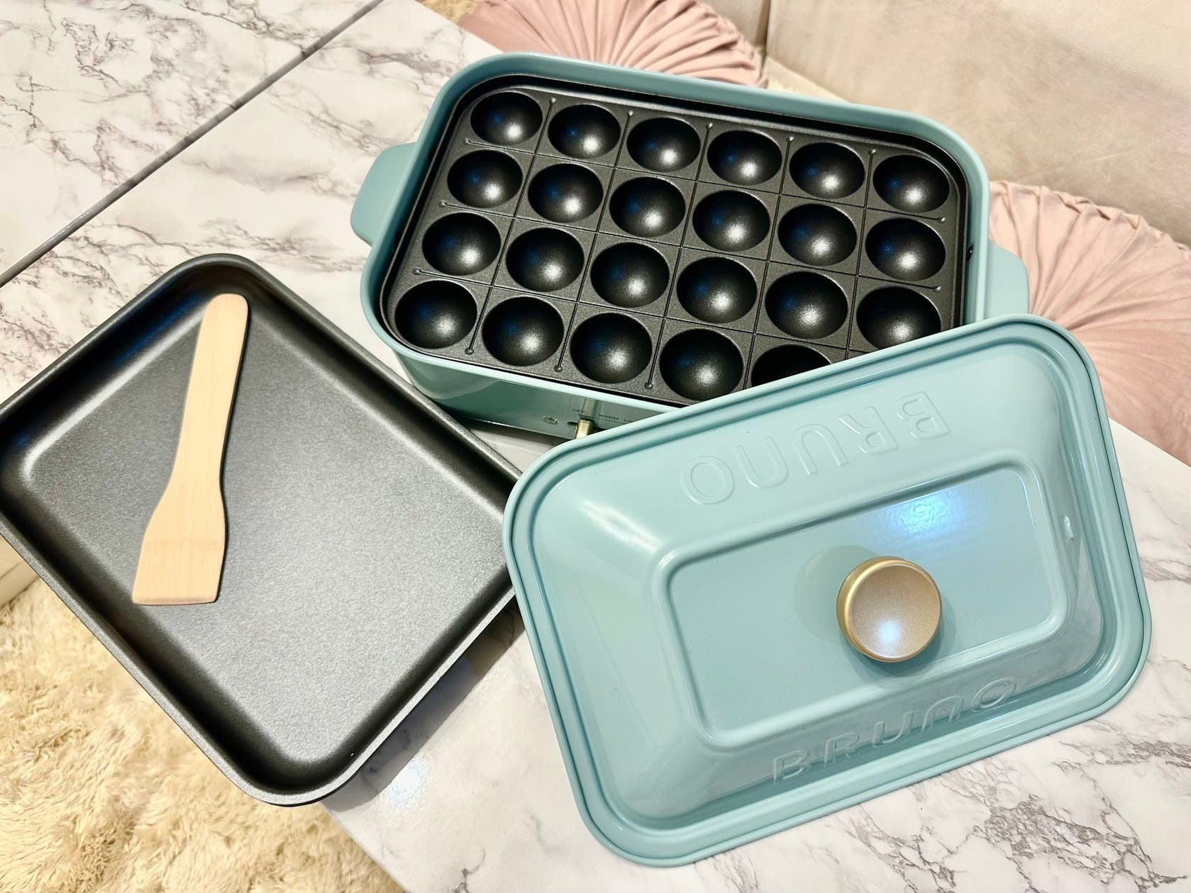 【🥈人気No.2オプション🥈】ホットプレート（たこ焼き器）＆調理器具セットの画像1