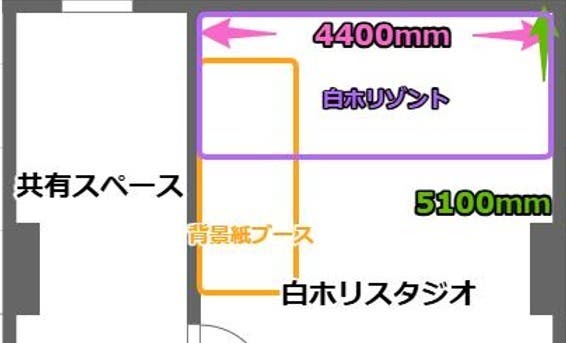 駅直結！雨の日も安心の地下駐車場！船場センタービル内の白ホリスタジオ。推し活・衣装撮影や商品撮影やアーティスト写真に最適！の写真5