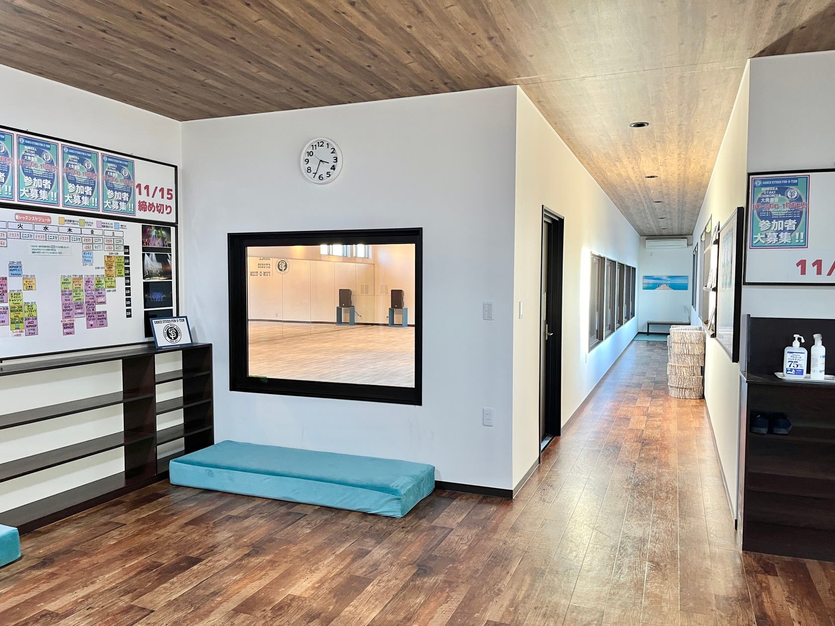 【デカスタ／14m×8m／最大40名】新茂原駅徒歩6分・駐車場35台。ダンスレッスン／舞台／リハーサルなどに最適なスタジオの写真7