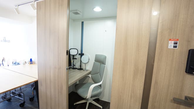 <ワークスポット葛飾>コインランドリー内のワークブース💼光回線Wi-Fi📶モニター🖥テレワーク/Web会議/自習/作業の写真8