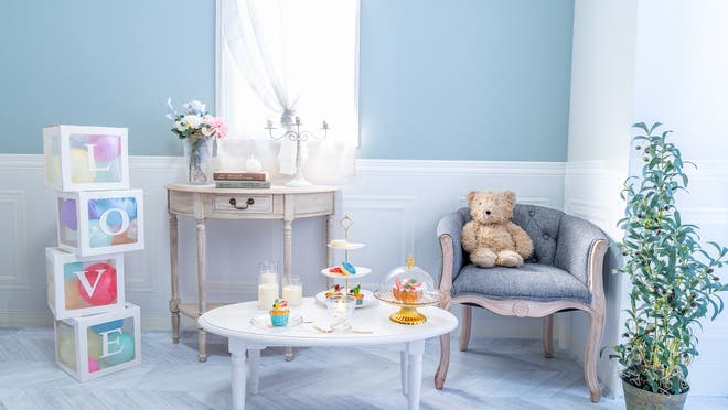 🎁今だけワンコイン💰名古屋6分|ブルーグレー×コンクリ×ヴィンテージドアの3背景|自然光フェミニンスタジオ|ポトレ・推し誕の写真3