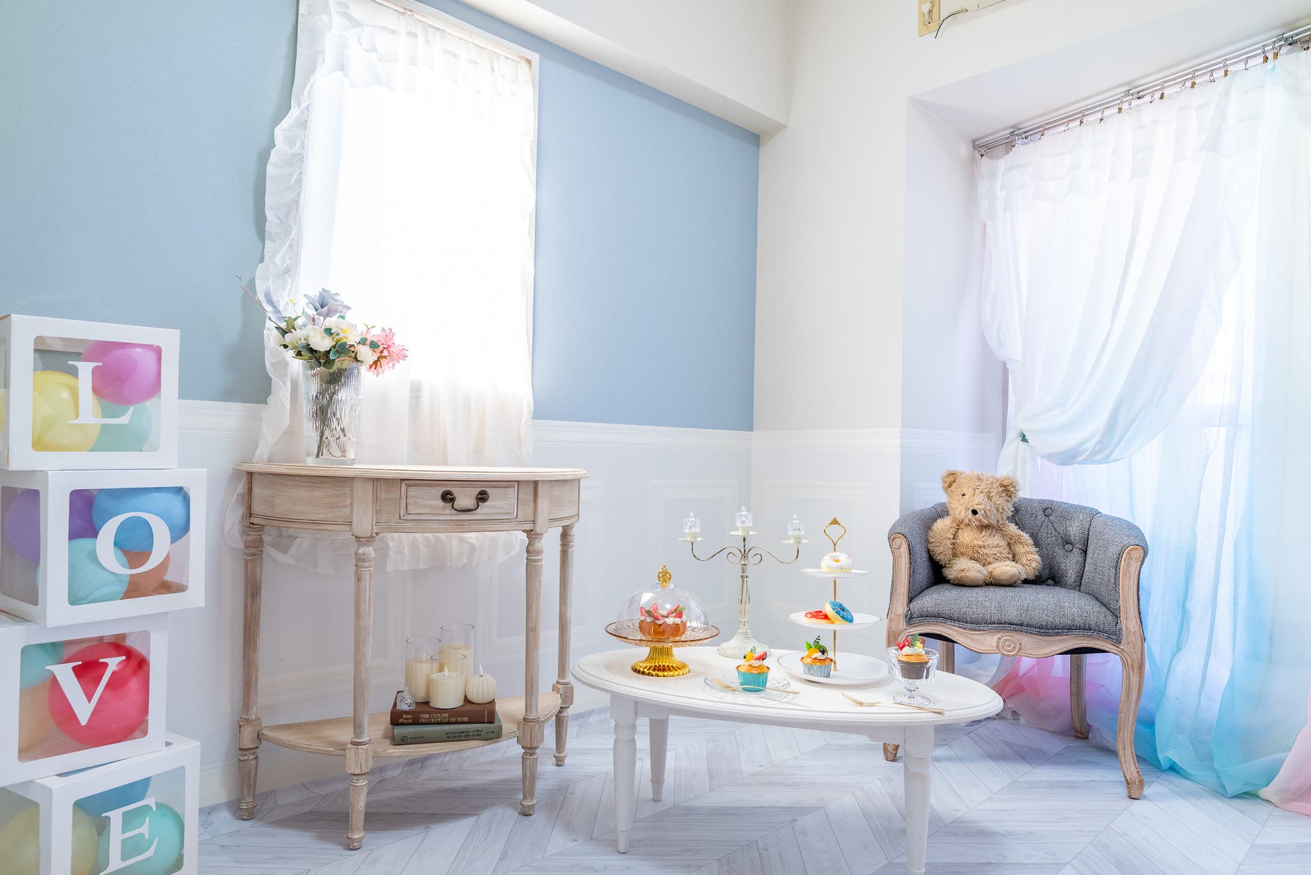 🎁今だけワンコイン💰名古屋6分｜ブルーグレー×コンクリ×ヴィンテージドアの3背景｜自然光フェミニンスタジオ｜ポトレ・推し誕の写真19