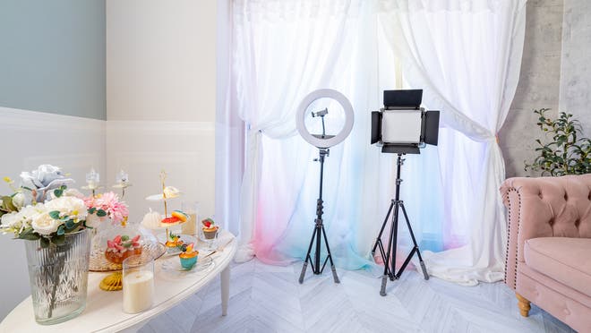 🎁今だけワンコイン💰名古屋6分|ブルーグレー×コンクリ×ヴィンテージドアの3背景|自然光フェミニンスタジオ|ポトレ・推し誕の写真11